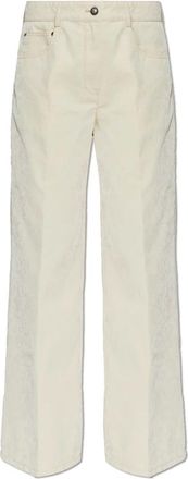 Forte_Forte Pantalon droit en velours - Femme - Pantalons - Beige - Taille: 38 FR