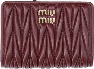 Miu Miu Quilted Nappa Wallet
