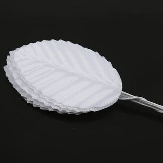 Baoblaze 200stk. Mehrfarbige Kunstbl&auml;tter Deko Bl&auml;tter Bl&auml;tter Girlande Bl&auml;tter Scrapbooking f&uuml;r Wohnkultur und DIY, Wei&szlig;