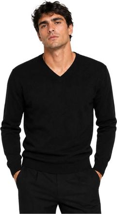 Dolce & Gabbana Homme, Pulls, Noir, Taille: 5XL Pull en cachemire &agrave; manches longues