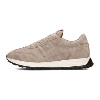 Nubikk Beige Wildleder Low Top Sneakers - - Shoes - Herren - Beige - 46 EU