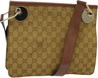 Gucci Pre-owned Toile sacs-gucci - Femme - Pre-owned - Beige - Taille: ONE Size