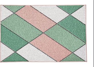 Kleine Wolke Badteppich Ayana, Farbe: Maledivia, Material: 100 % Polyacryl, Gr&ouml;&szlig;e: 70x120 cm