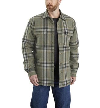 Carhartt Work in Progress Flannel Sherpa-Lined Shirt - Freizeitjacke - Herren