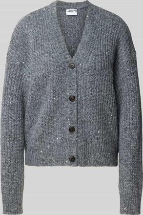 Jake*s Casual Cardigan mit Zierkn&ouml;pfen Jake*s Casual K106-LurexCardi