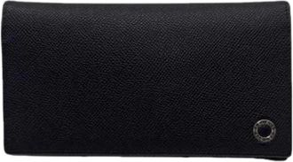 Bulgari Portefeuille long (bi-pli) Pre-owned - Homme - Pre-owned - Noir - Taille: ONE Size