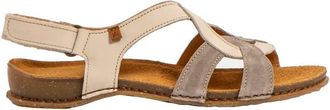 El Naturalista Damen N5819 PANGLAO Flache Sandale, Cream-Taupe, 36 EU Weit