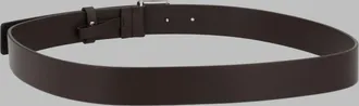 Fendi FF Buckle Leather Belt - Brown
