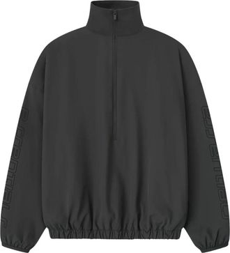 Fear of God Homme, Vestes, Gris, Taille: L Veste de surv&ecirc;tement Tech Nylon &agrave; demi-zip