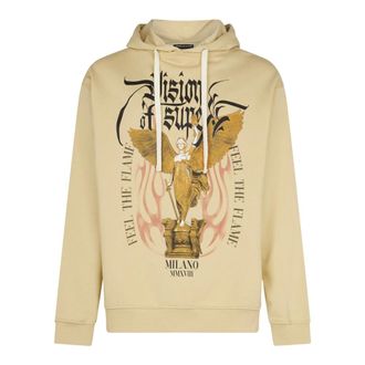 Vision Of Super Gotische Flammen Leichtgewicht Hoodie - - Sweatshirts & Hoodies - Herren - Beige - S