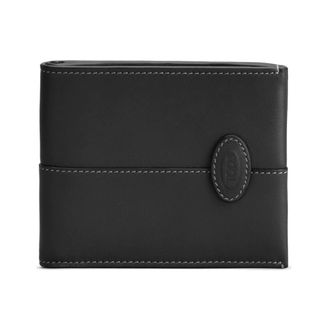 Tod's Homme, Accessoires, Noir, Taille: ONE Size Portefeuille Bi-fold