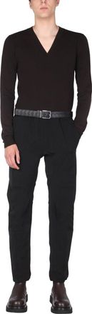 Bottega Veneta Wool V-Neck Jumper - Brown