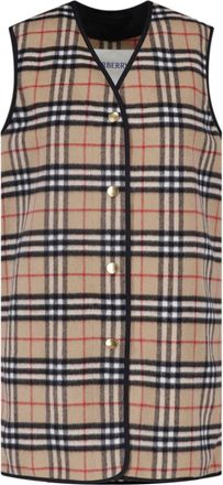 Burberry Wool And Cashmere Padding Check