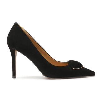Kazar Schwarze Wildlederpumps mit Verzierung - - Shoes - Damen - Schwarzk - 39 EU