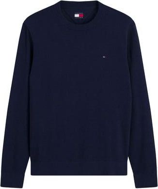 Tommy Hilfiger Pull &agrave; col rond &agrave; logo brod&eacute; en coton
