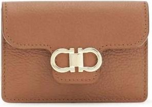 Ferragamo Gancini Klapp-Portemonnaie - - Accessories - Damen - Braun - ONE SIZE
