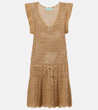 Melissa Odabash Robe Annalise en crochet lam&eacute;