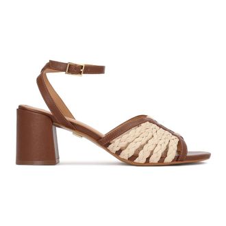 Kazar Femme, Chaussures, Brun, Taille: 41 EU Sandales marron Kazar avec &eacute;l&eacute;ments beige