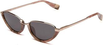 Furla SFUB16 Metal Cat-Eye Sunglasses - Gold