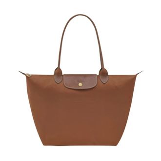 Longchamp Femme, Sacs, Brun, Taille: ONE Size Le Pliage Original Sac port&eacute; &eacute;paule M