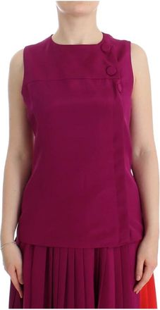 Casasola Casasola, Femme, Tops, Violet, Taille: 38 FR Barbara Top