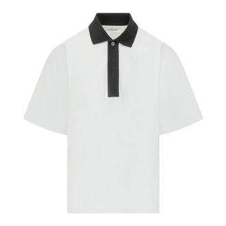 Lanvin Homme, Tops, Blanc, Taille: S Polo Piqu&eacute;