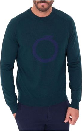 Trussardi Homme, Pulls, Vert, Taille: XL Maille &agrave; col rond