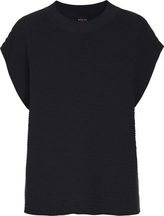 Bitte Kai Rand Femme, Pulls, Noir, Taille: 44 FR Maille ras du cou