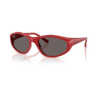 Ray-Ban Lunettes de soleil irr&eacute;guli&egrave;res - unisex - Accessoires - Rouge - Taille: 59 MM