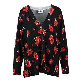 Moschino Femme, Pulls, Multicolore, Taille: 38 FR Gilet Mo5Ch1No