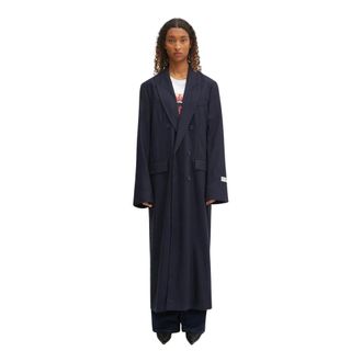 Fiorucci Double-Breasted Coats - - Coats - Damen - Blau - S