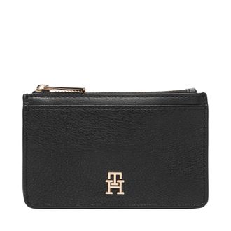 Tommy Hilfiger Geldb&ouml;rse Tommy Hilfiger Th Icon Long Cc Holder AW0AW18867 Schwarz