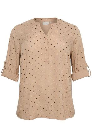 Kaffe Curve Langarmbluse Langarm-Bluse KCjoy Gro&szlig;e Gr&ouml;&szlig;en