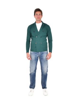 Drumohr Mens Blazer Green Merino Wool Jacket
