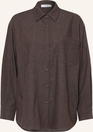Eleh Eleh Hemdbluse Aus Flanell braun