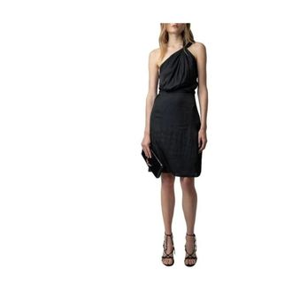Zadig&Voltaire Femme, Robes, Noir, Taille: 40 FR Razal Satin Dress