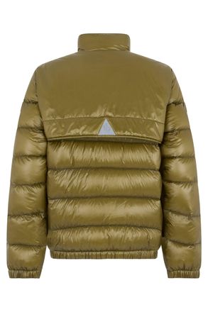 Moncler Mens Padded Ski Jacket Green Polyester & Down