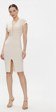 Rinascimento Rinascimento Kleid für den Alltag CFC0117728003 Beige Regular Fit