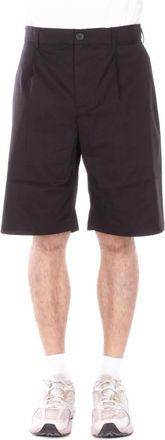 Alpha Studio Homme, Shorts, Noir, Taille: XL Bermudas Techniques en Coton