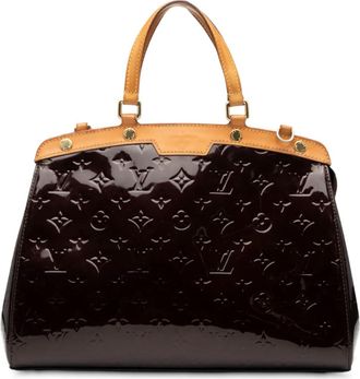 Louis Vuitton Hobo Bags - Monogram Vernis Brea MM - Gr. unisize - in Orange - f&uuml;r Damen