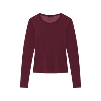Anine Bing Sylvie Long-sleeve T-shirt - Fig