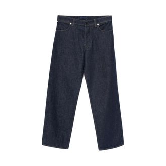 Stone Island Homme, Jeans, Bleu, Taille: W33 Jeans amples &agrave; cinq poches