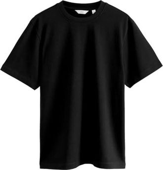 Next T-Shirt &Eacute;pais pour Homme &agrave; Col Ras du Cou, 100% Coton Noir 3XL