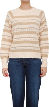 Twinset Femme, Pulls, Beige, Taille: 40 FR Pull Rosa Sweater