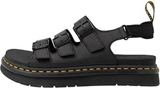 Dr. Martens Homme 3 Strap Sandales Plateforme, Black Hydro, 40 EU