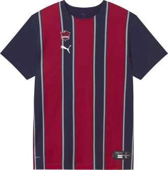 Puma Saski Baskonia Kurz&auml;rmeliges Basketball-Heimtrikot Herren, Kleidung, Blau, L