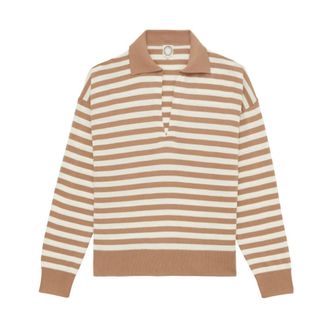 Ines De La Fressange Damen, Strickwaren, Beige, MGr&ouml;&szlig;e
