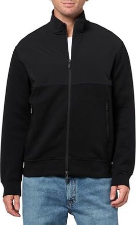 A|X Armani Exchange Essential, Long Sleeve, Contrast Top Maillot de surv&ecirc;tement, Noir, XL Homme