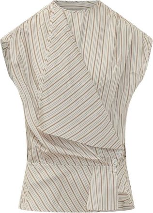 Iro Iro, Femme, Blouses et Chemises, Beige, Taille: 36 FR Haut Uttopia