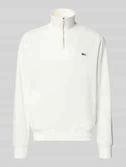 Lacoste Regular Fit Troyer aus reiner Baumwolle